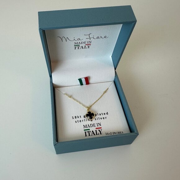 Mia Fiore | Jewelry | Mia Fiore Gold Plated Sterling Silver Clover ...